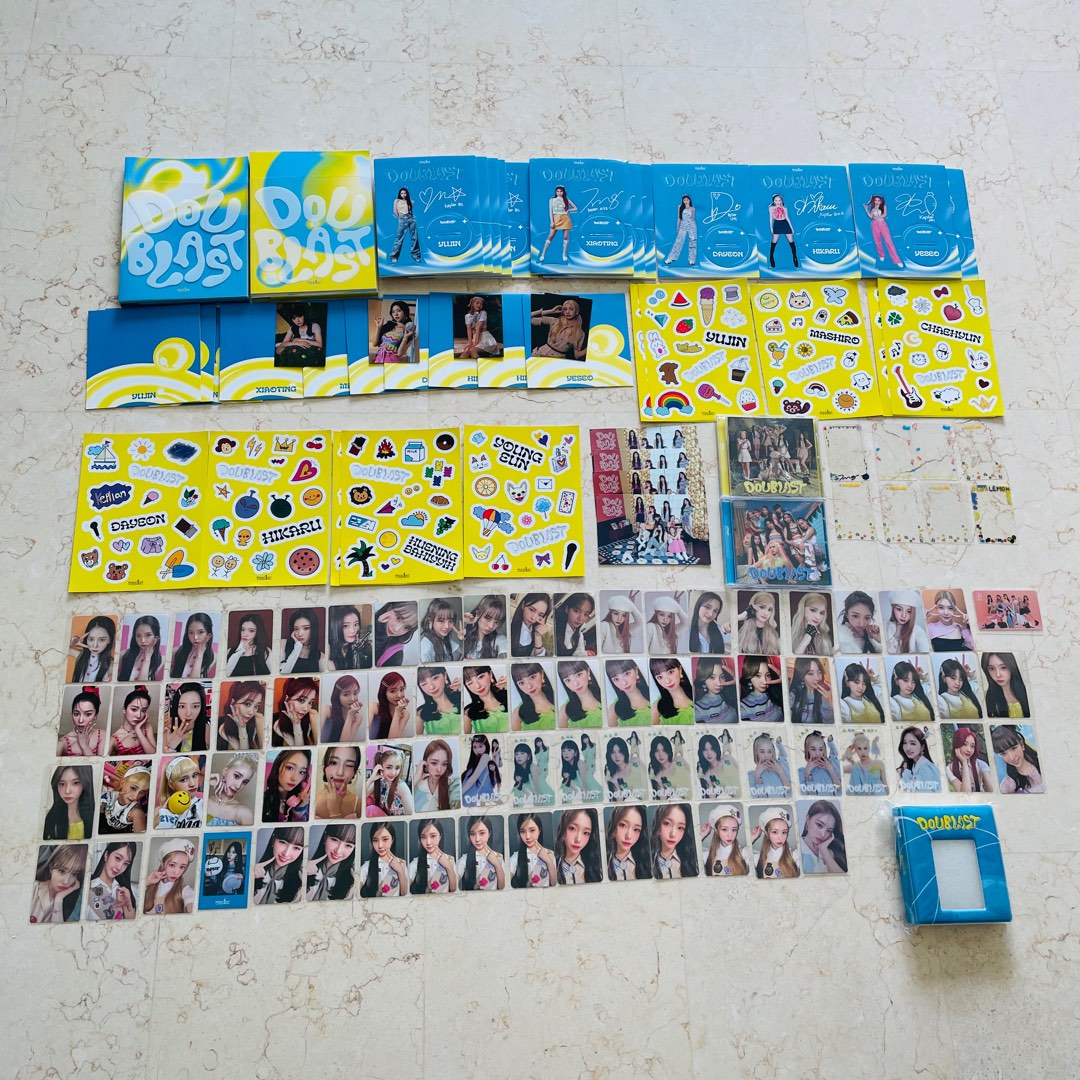 WTS KEP1ER FIRST IMPACT + DOUBLAST PCS (yujin xiaoting mashiro chaehyun dayeon hikaru bahiyyih ...