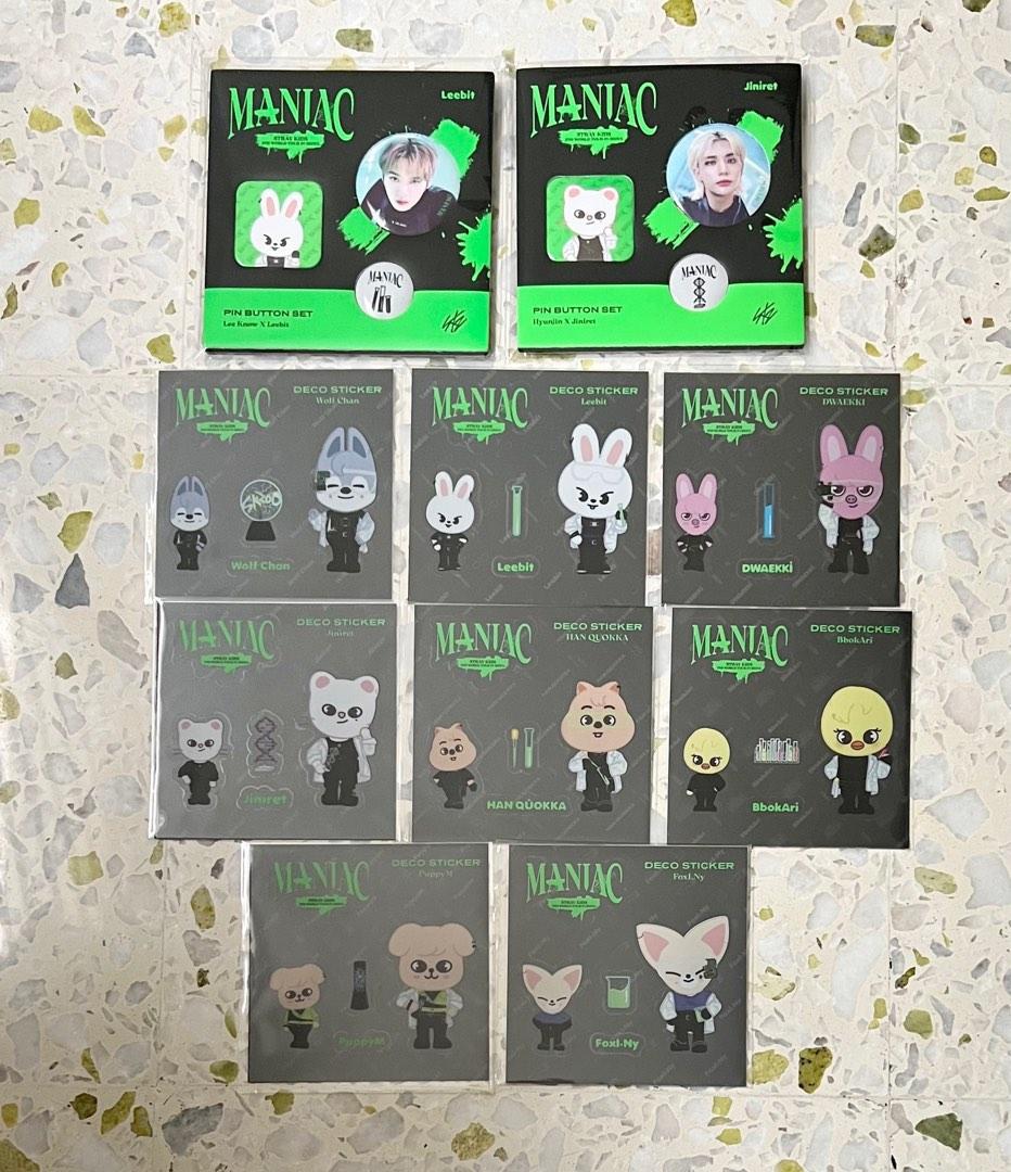[WTS/LFB] Stray Kids Maniac Merch Cap T-shirt Hoodie Eco bag Pin Button ...