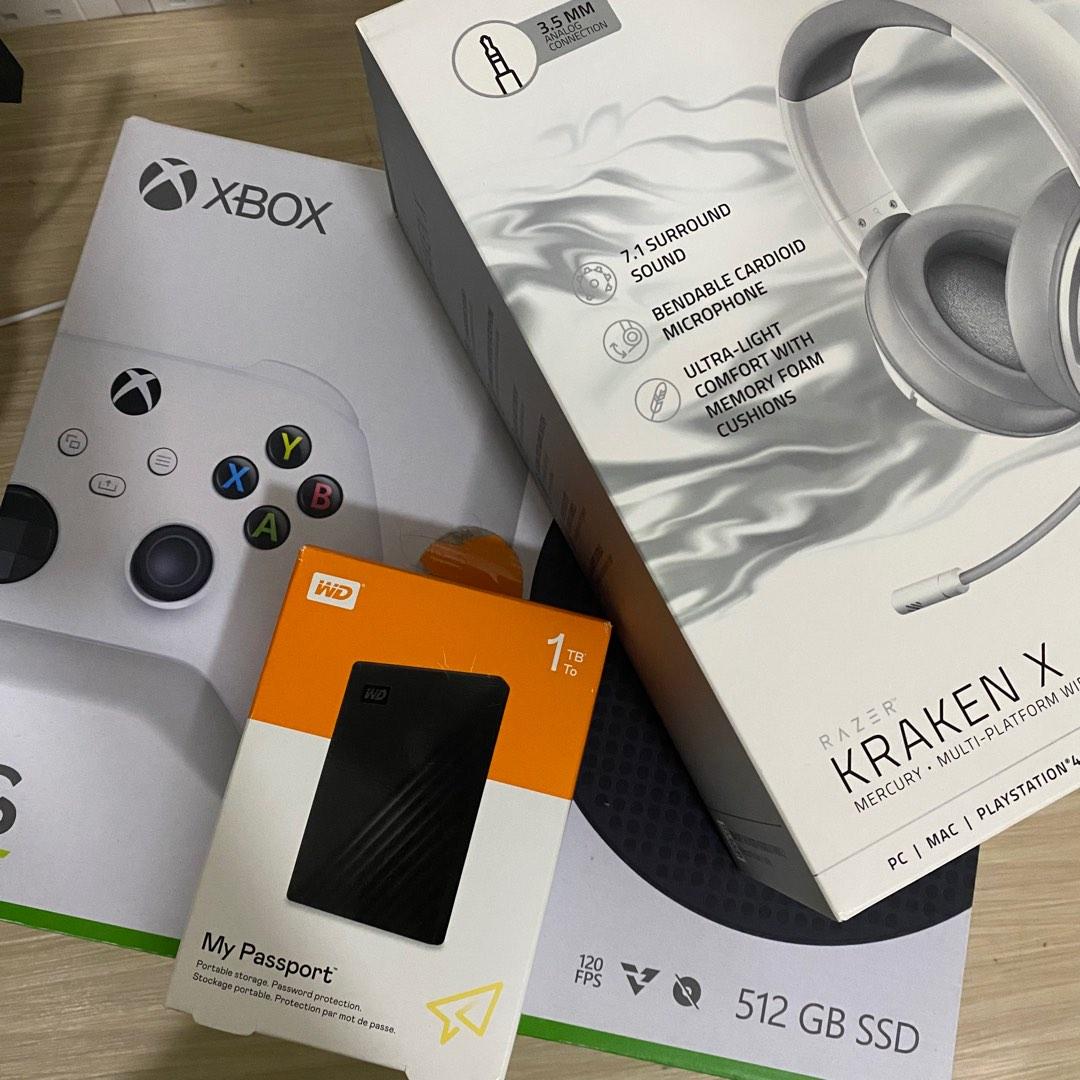 XBOX SERIES S (SG set) ALL WHITE COMPLETE SETUP, Video Gaming, Video ...