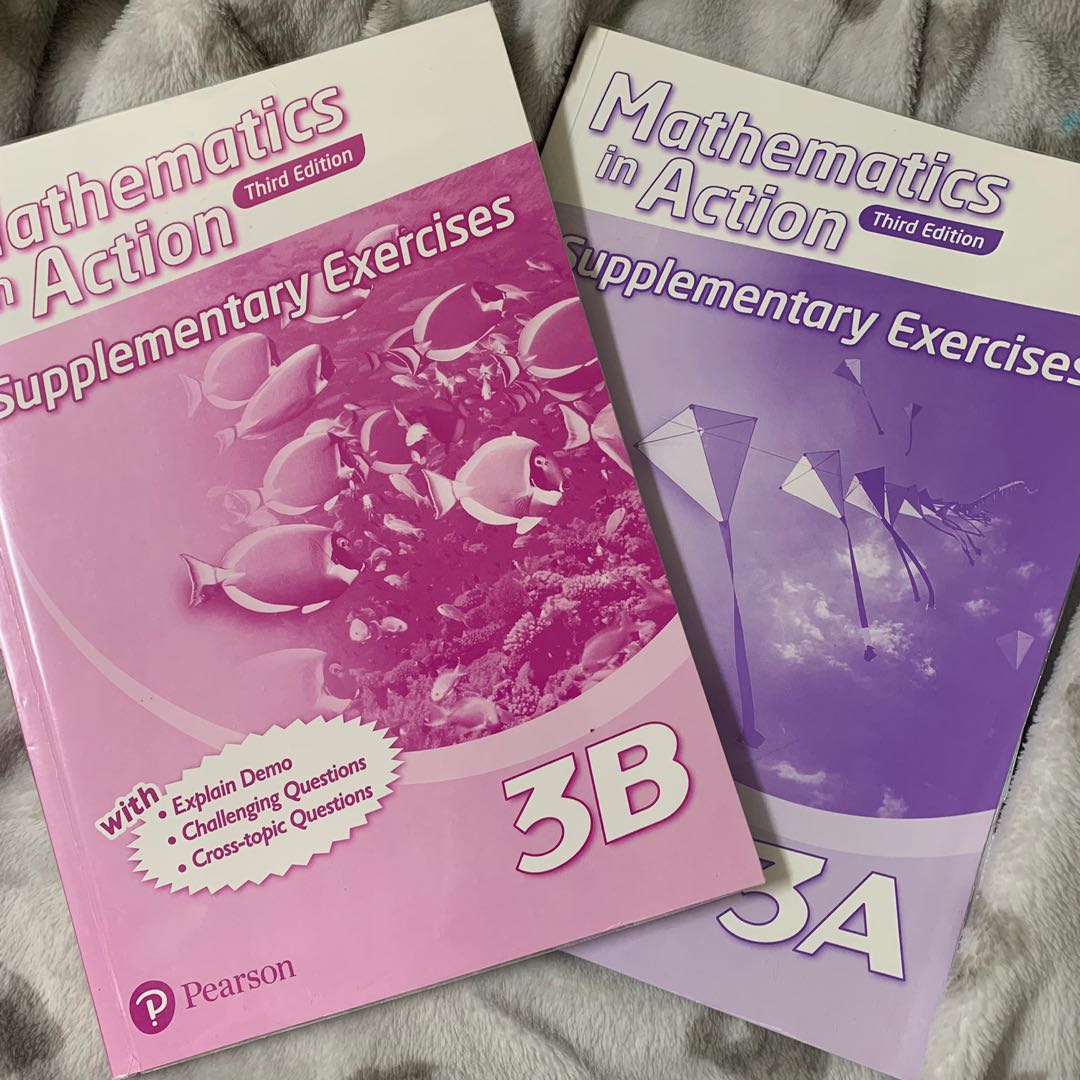 $95@2!!! Mathematics in Action 3A 3B｜中三數學練習｜S3 maths exercise, 興趣及遊戲 ...