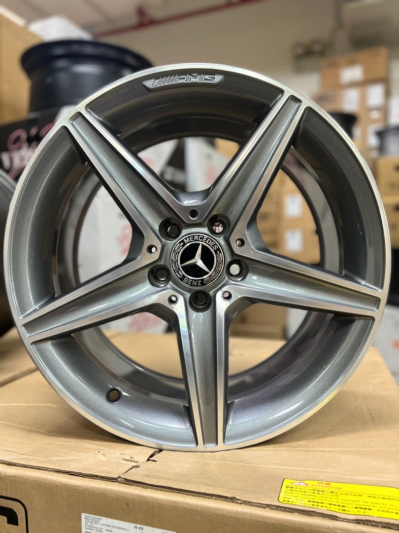 18” Mercedes AMG W205 original wheel, Car Accessories, Tyres & Rims on ...