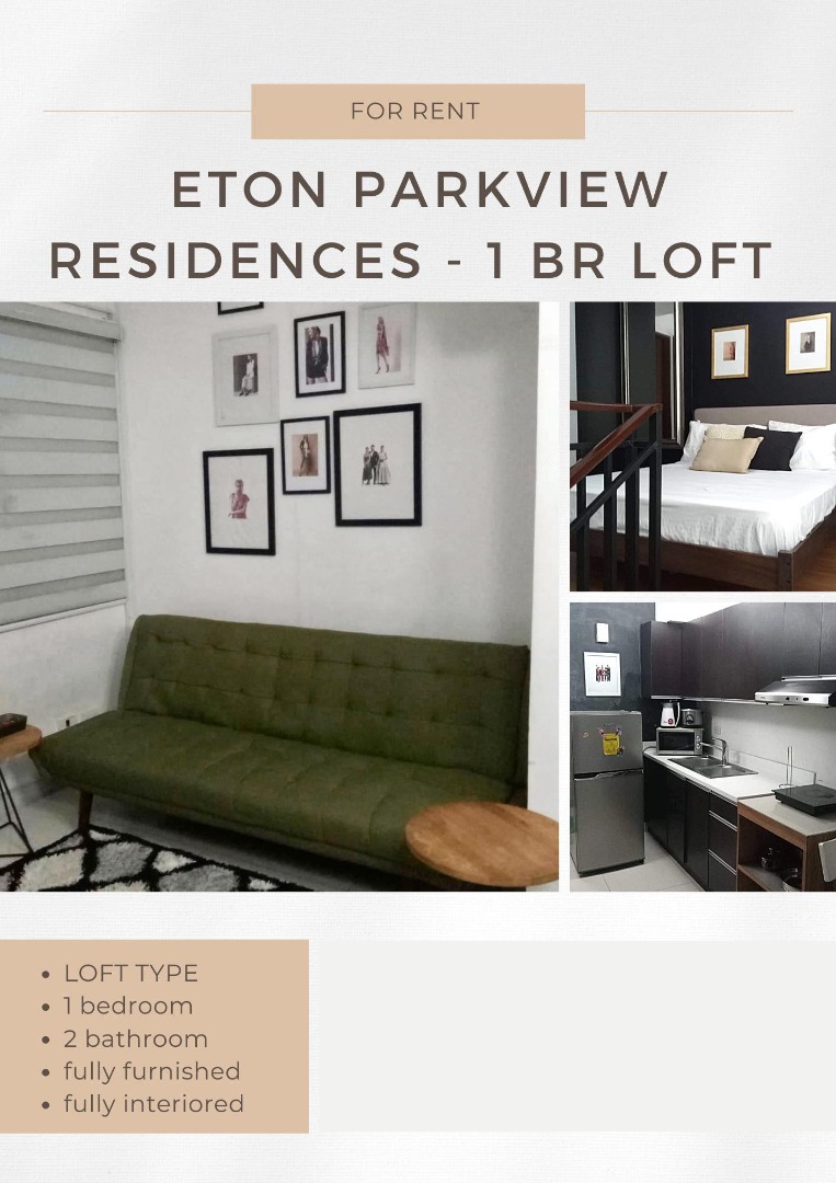 1 Bedroom Loft For Rent at Eton Parkview Residences, Property, Rentals, Apartments & Condos on ...