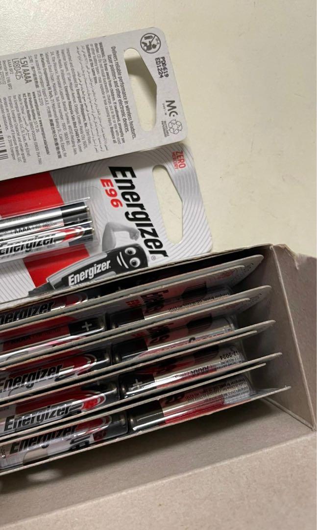 1 Box of Energizer E96 AAAA Alkaline Batteries 1.5v 2 Piece Pack ...