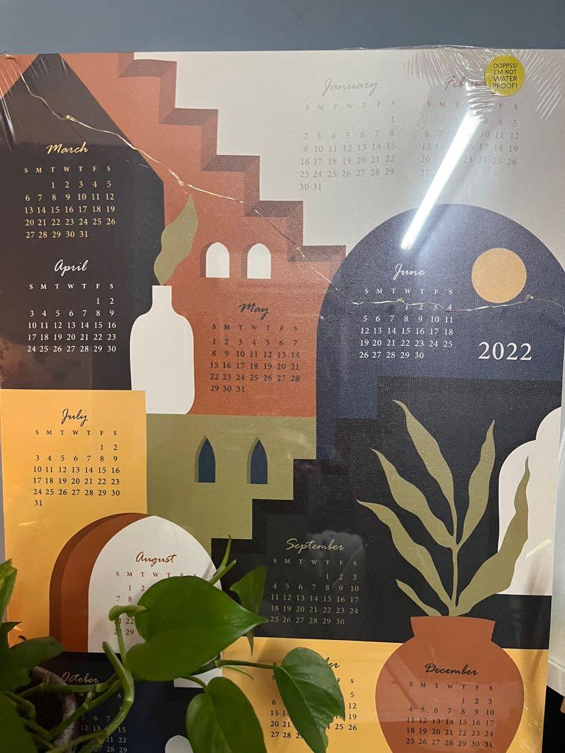 2022 Calendar A2 Size Kaison, Furniture & Home Living, Home Decor, Wall ...