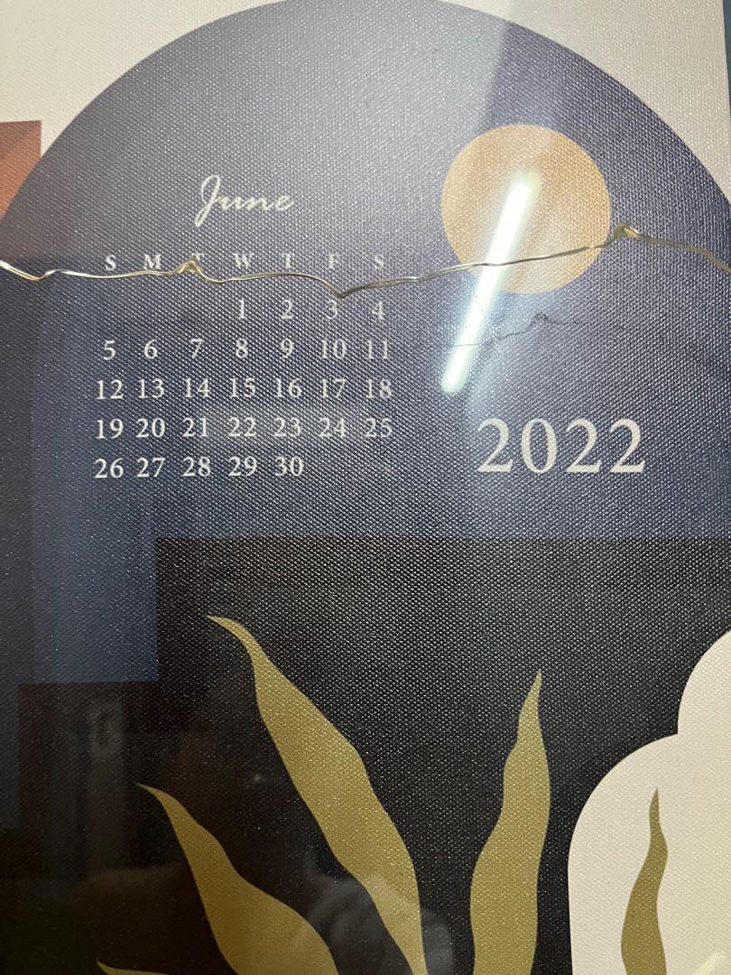 2022 Calendar A2 Size Kaison, Furniture & Home Living, Home Decor, Wall ...