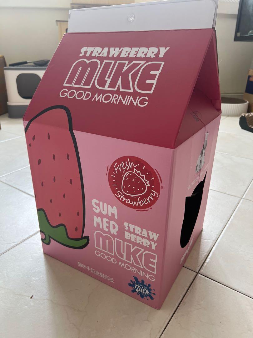 99% Cat favourite scratch board box milk box, Pet Supplies, Homes ...