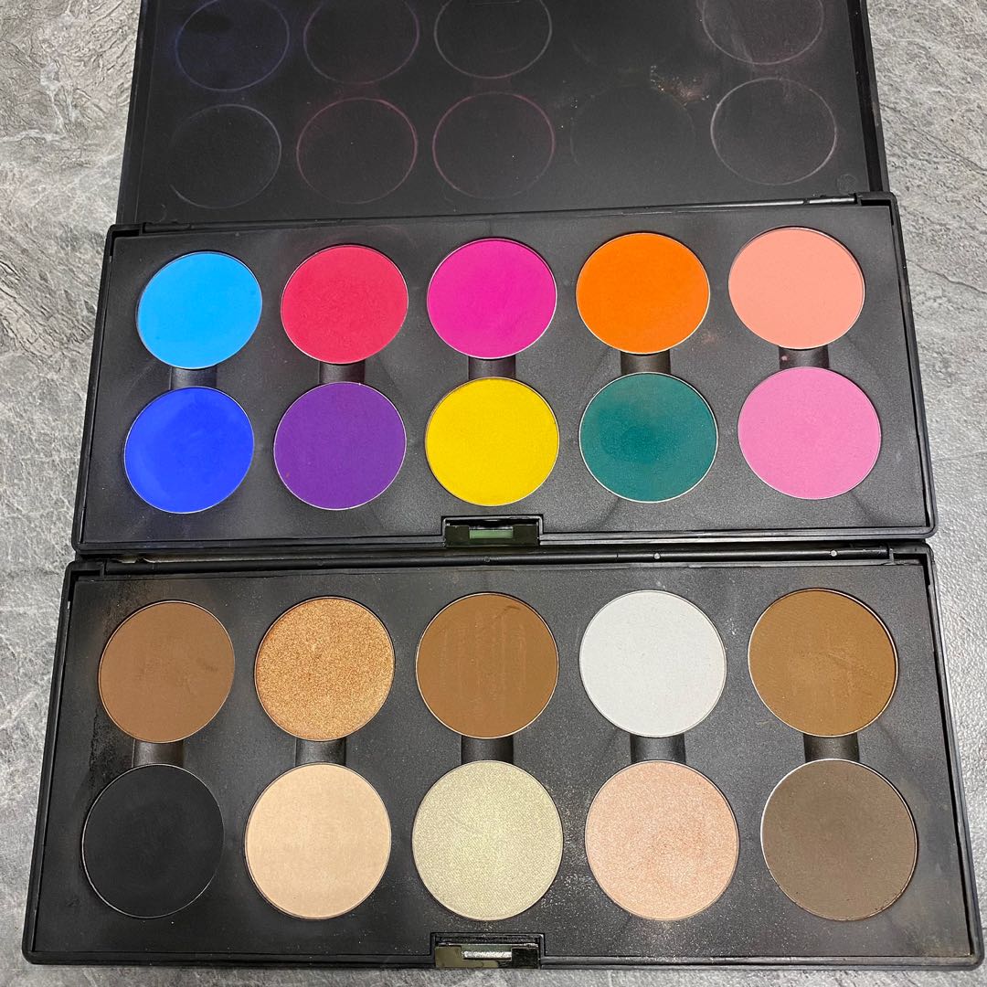 彩色眼影盤 修容盤 HBC makeup, 美容＆化妝品, 健康及美容 - 皮膚護理, 化妝品 - Carousell