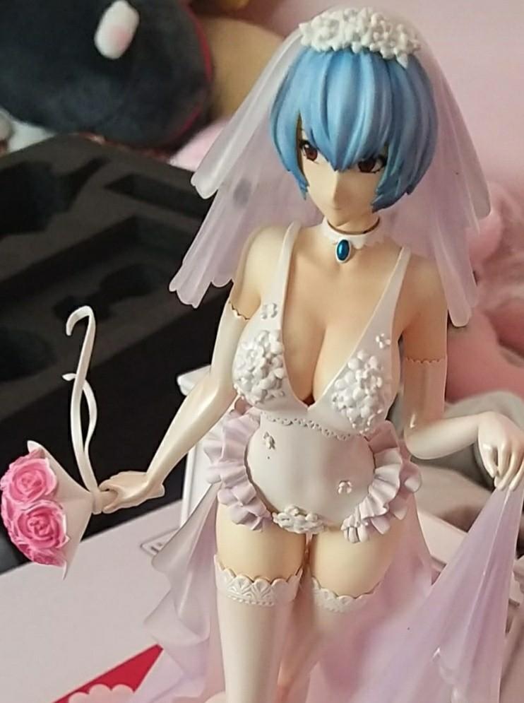 新到白無垢 Eva 花嫁系列 凌波麗GK 〈長髮十短髮頭雕〉, 興趣及遊戲, 玩具 & 遊戲類 - Carousell