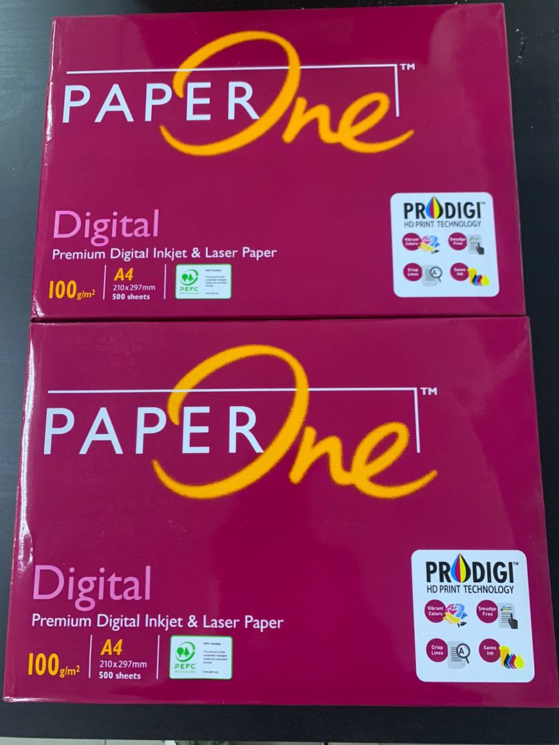 A4 Paper [brand - paper one] 100gsm x 02 ream, Computers & Tech, Parts ...