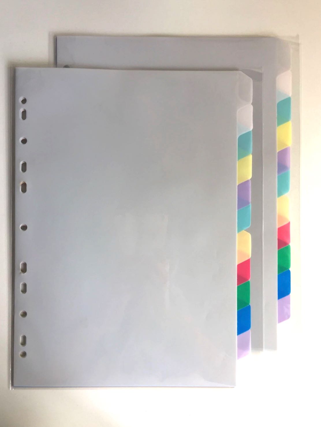 A4 Plastic File Divider, Hobbies & Toys, Stationery & Craft, Stationery ...