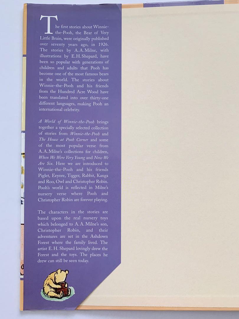 A World Of Winnie the Pooh : A Collection of stories, verse and hums ...