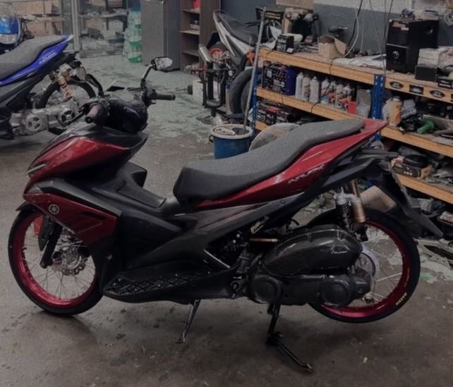 aerox rim, Motorcycles, Motorcycle Accessories on Carousell