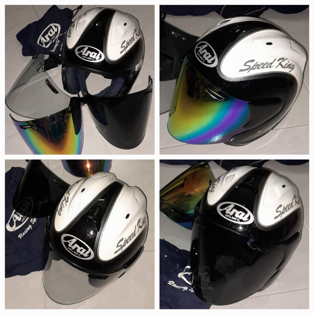 Arai Ram 3 Medium Speed King, Motorcycles, Motorcycle Apparel on Carousell