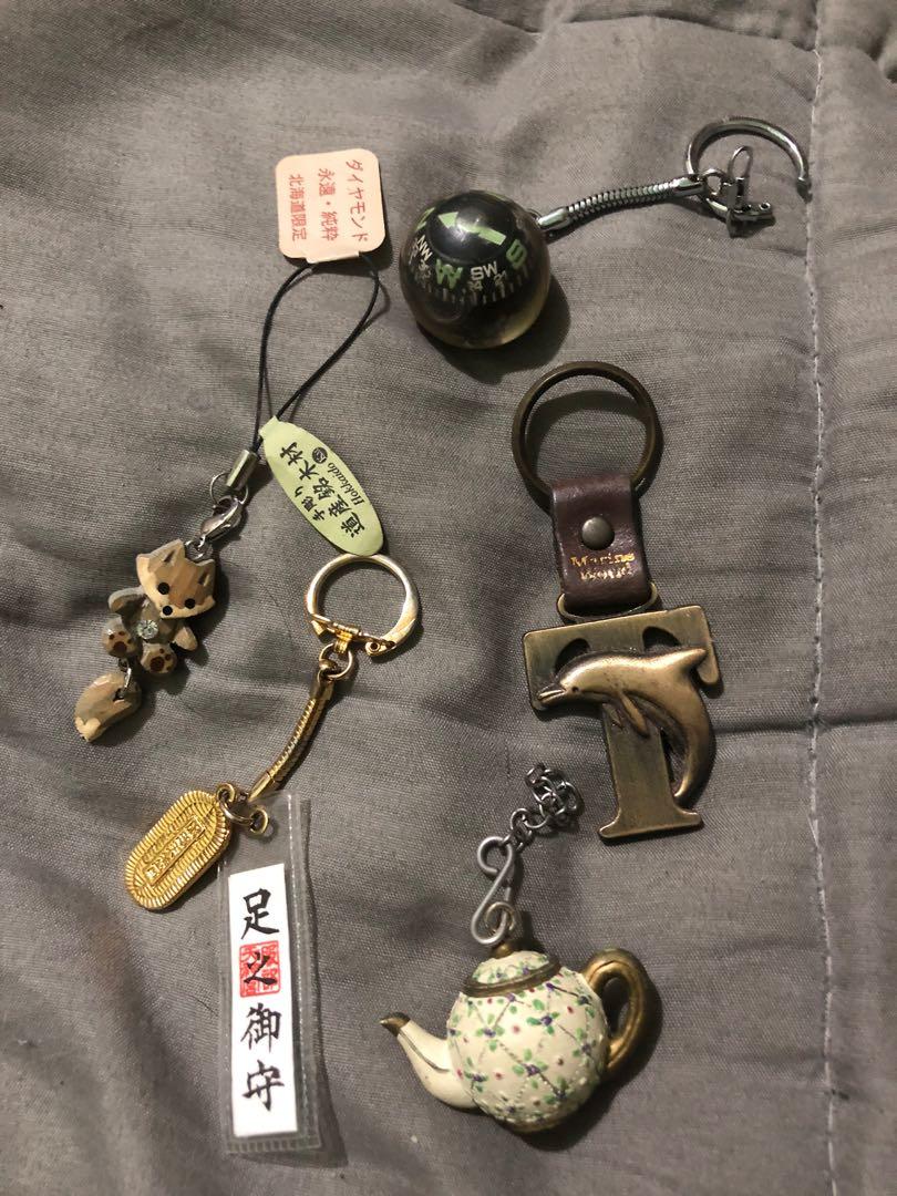 Assorted old keychains and tags, Hobbies & Toys, Memorabilia ...