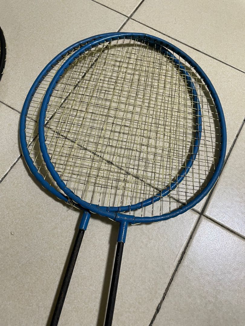 Badminton racket-blue color, Sports Equipment, Sports & Games, Racket ...