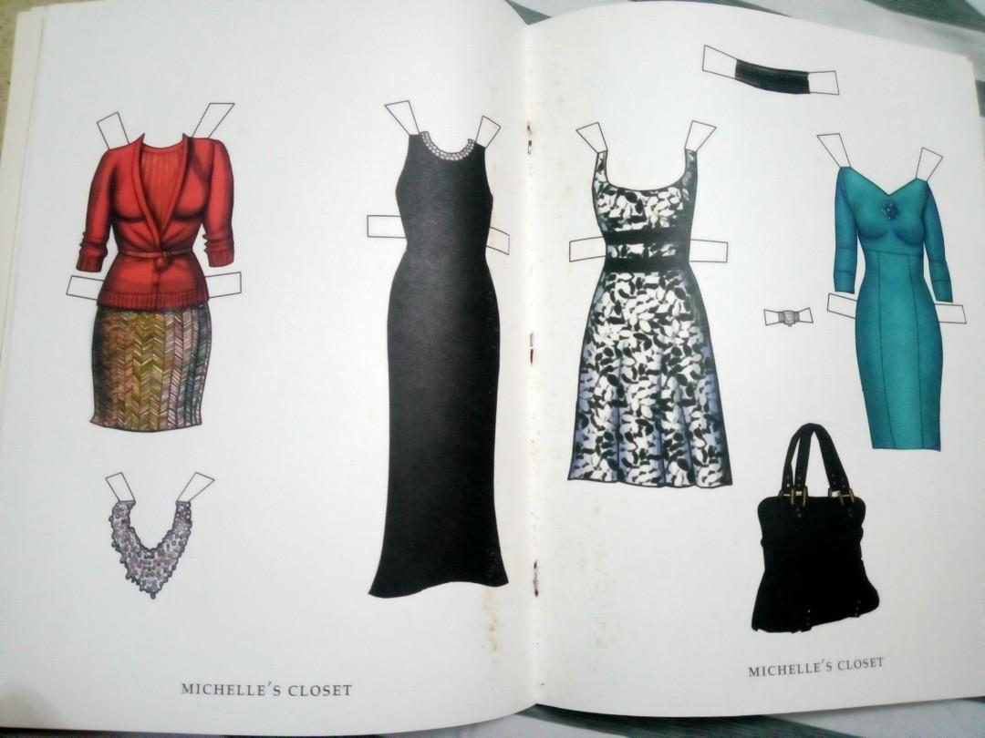 Barack and Michelle Obama Paper Doll Book, Hobbies & Toys, Books ...