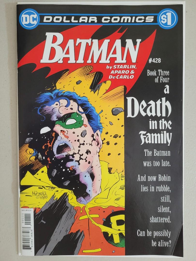 Batman #428 "A Death in the Family part 3" Dollar Comics reprint | DC ...
