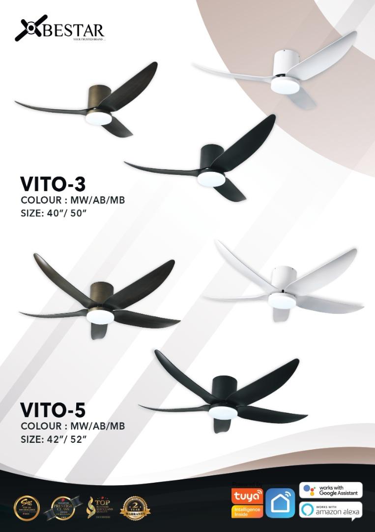 Bestar Vito 3 / 5 blades -SMART Wifi Fan, Furniture & Home Living ...