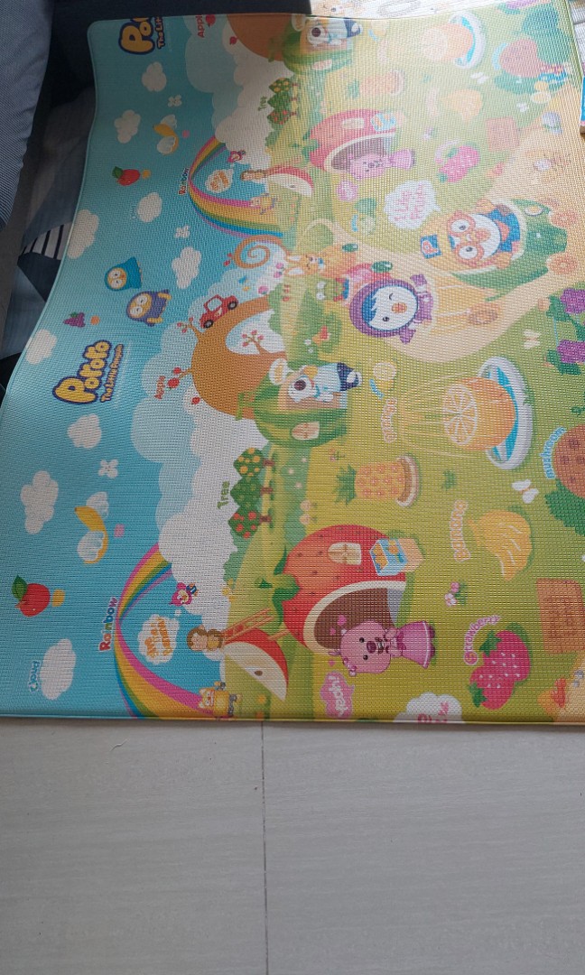 big authentic Korean Pororo baby play mat, Babies & Kids, Infant ...