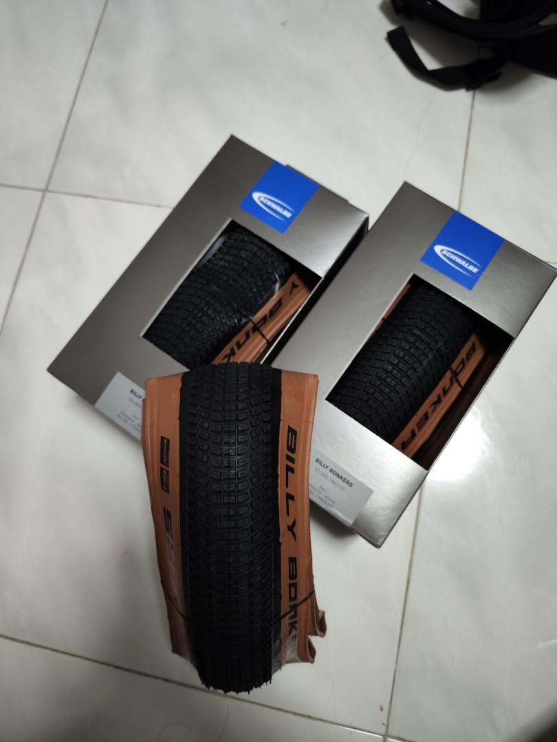 (Birdy 18 inch) Billy Bonkers Bronze 18x2.00 Folding Tyre 50-355 for 18 inch Bike, Sports ...