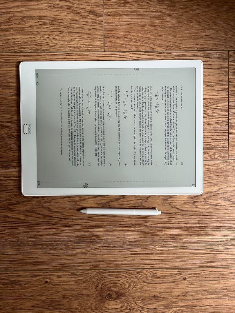 BOOX MAX 3 (box available), Mobile Phones & Gadgets, E-Readers on Carousell