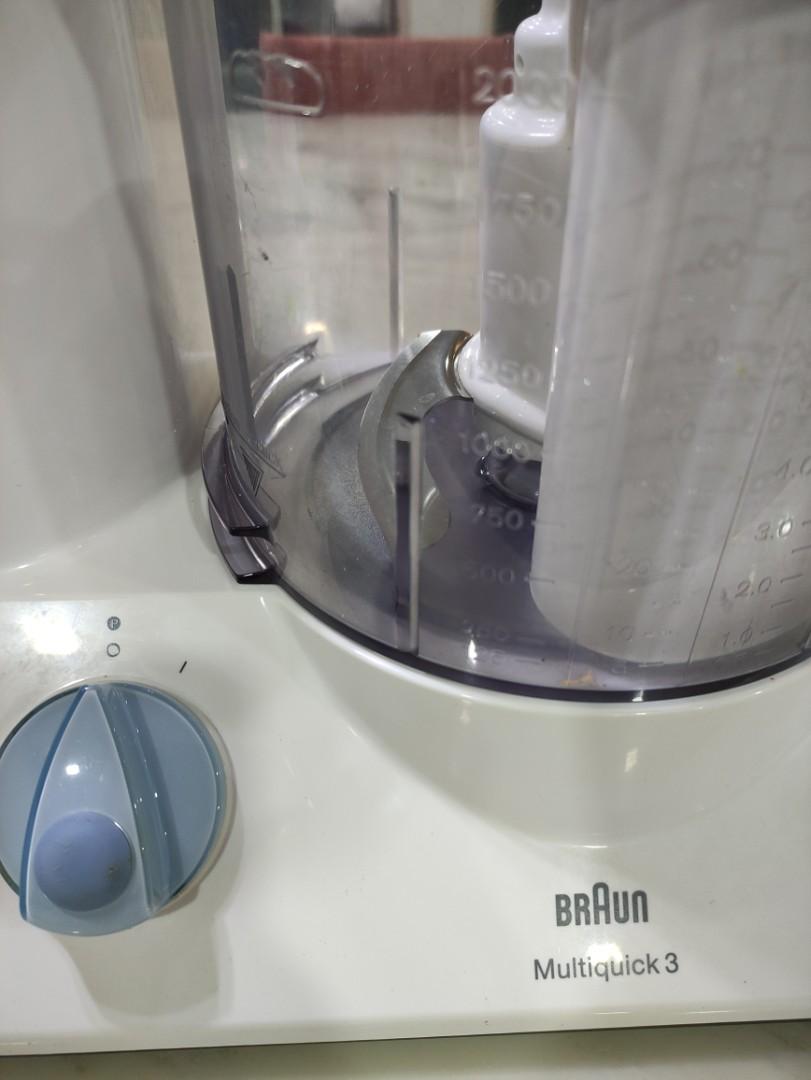 Braun Food Processor Multiquick 3 kitchen machine K 600, TV & Home ...
