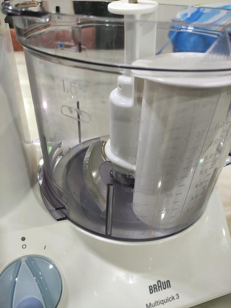 Braun Food Processor Multiquick 3 kitchen machine K 600, TV & Home ...