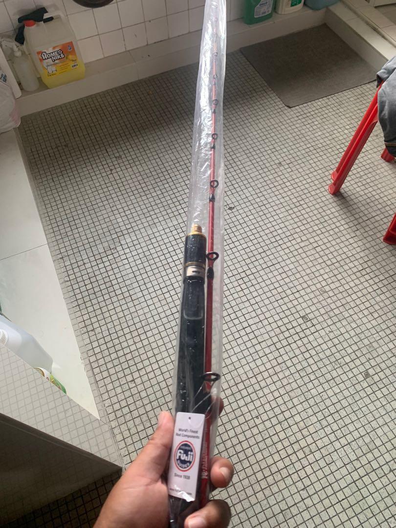 Butt joint fishing rod (Med, Fast), Sports Equipment, Fishing on Carousell