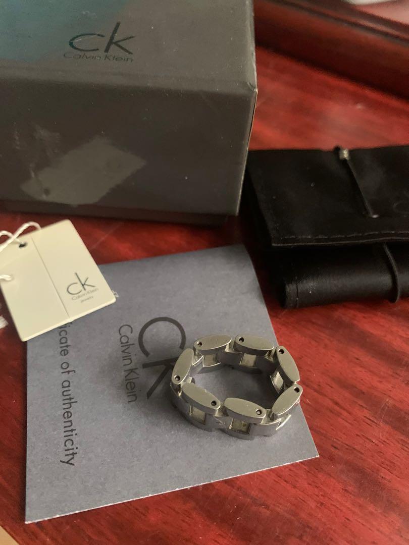 Calvin Klein CK ring, Women's Fashion, Jewelry & Organizers, Rings on ...