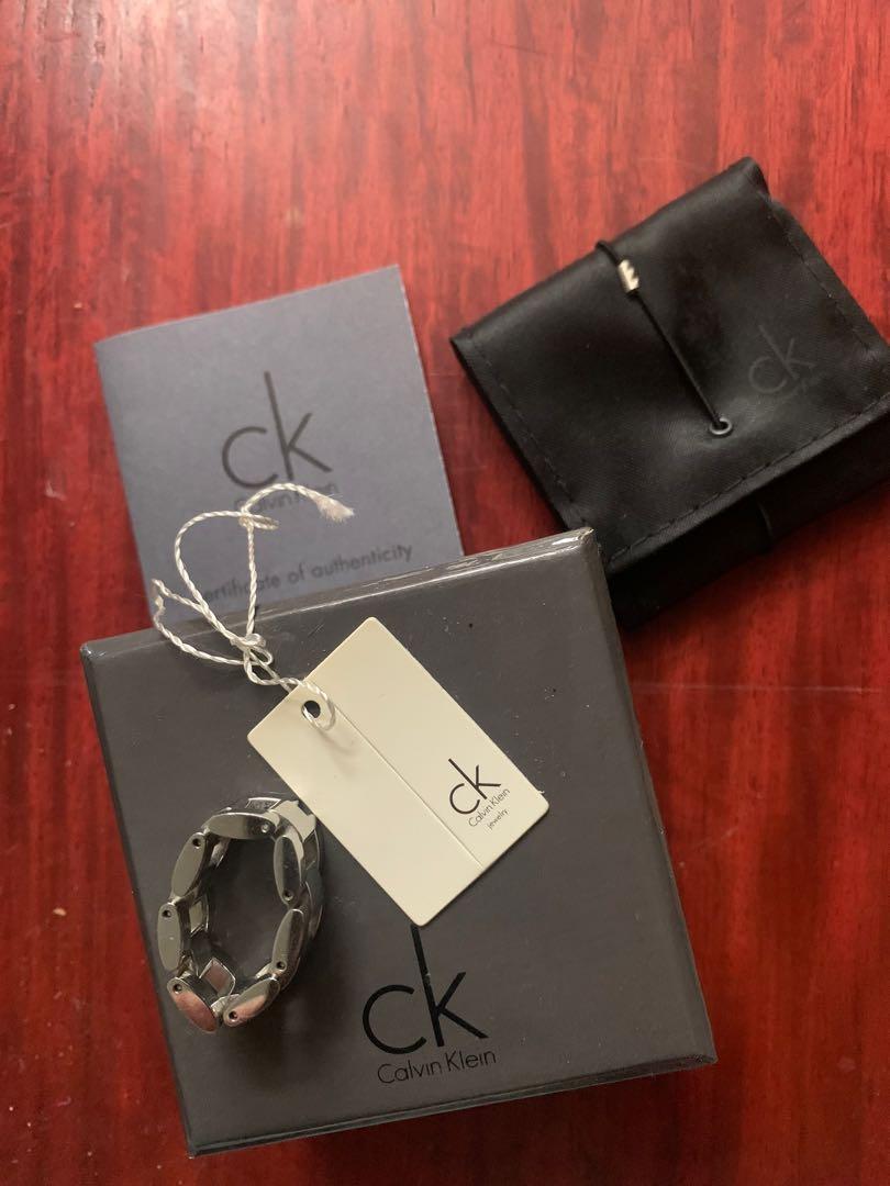 Calvin Klein CK ring, Women's Fashion, Jewelry & Organizers, Rings on ...