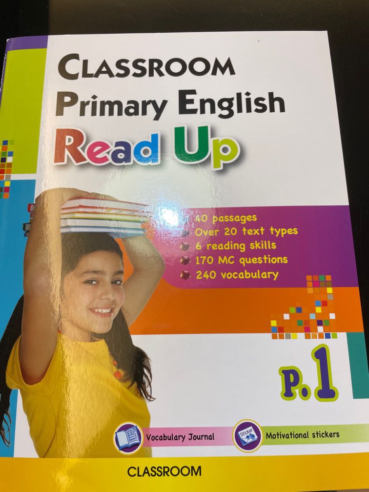 Classroom Primary English Read Up P1, 興趣及遊戲, 書本 & 文具, 書本及雜誌 - 補充練習 ...