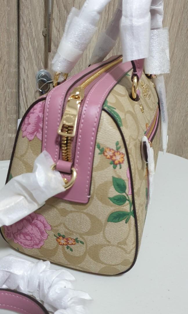 Coach Rowan Signature Rose Print Bag style # 2717, Women's Fashion ...