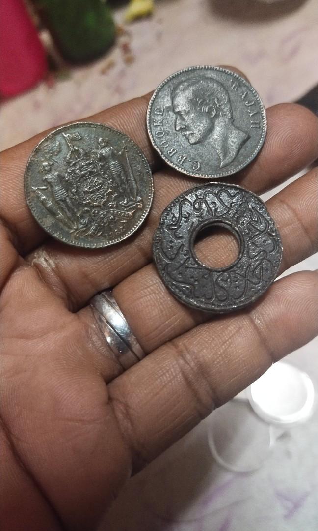 Coin raja brooke sarawak,coin borneo dan pitis kelantan, Hobbies & Toys ...