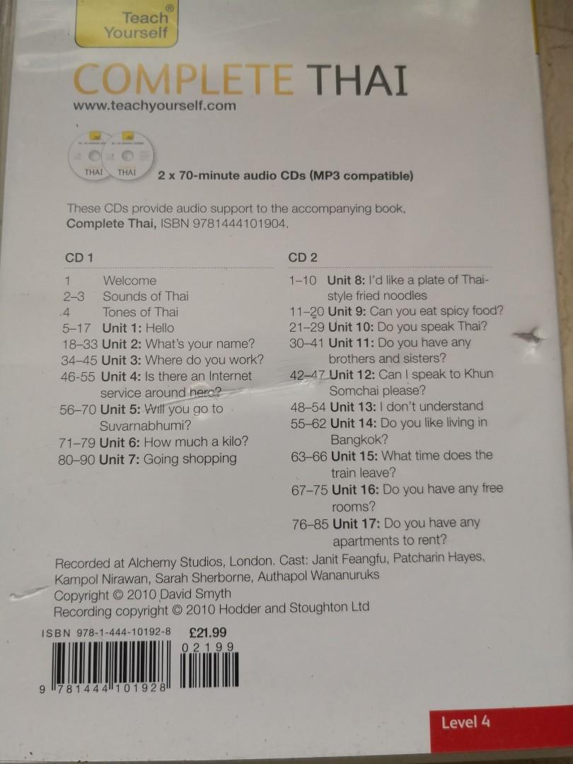 Complete Thai 2CD, Hobbies & Toys, Music & Media, CDs & DVDs on Carousell