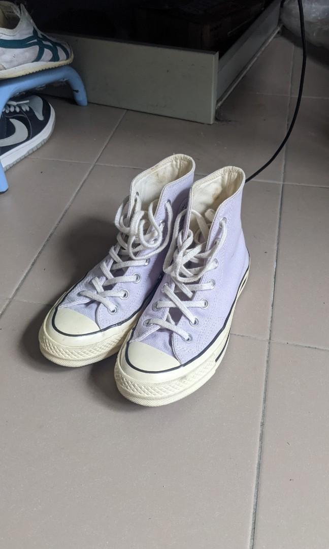 Converse CT70 Black Label High Cut Pastel Purple 3.5UK 22.5cm, Men's Fashion, Footwear, Sneakers ...