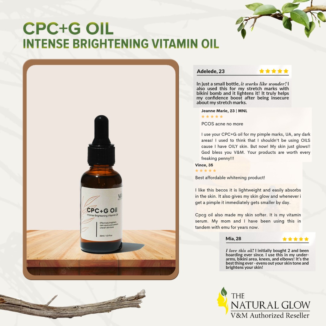 CPC+G OIL Intense Brightening Vitamin Oil, Beauty & Personal Care, Face ...