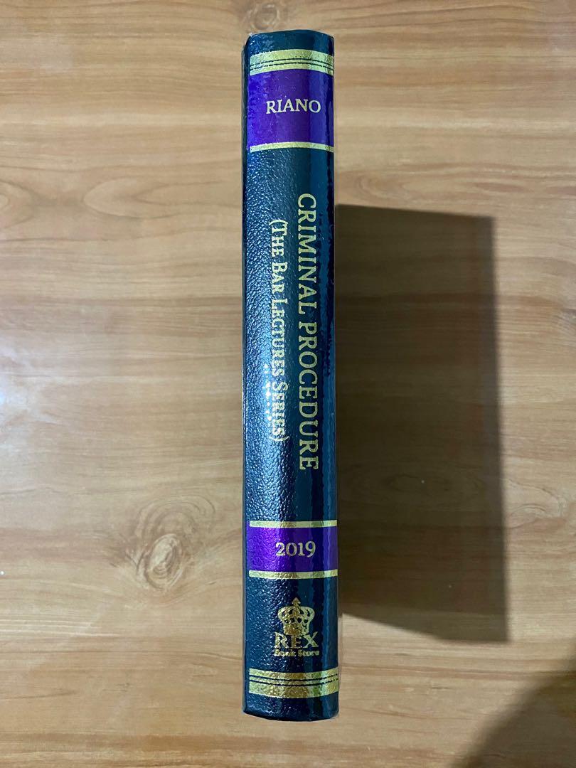 Criminal Procedure (The Bar Lecture Series) 2019 Edition by Willard ...