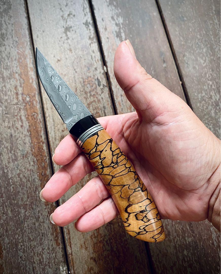 Custom made puukko knife by Stuart Harvey premium materials, Sports ...