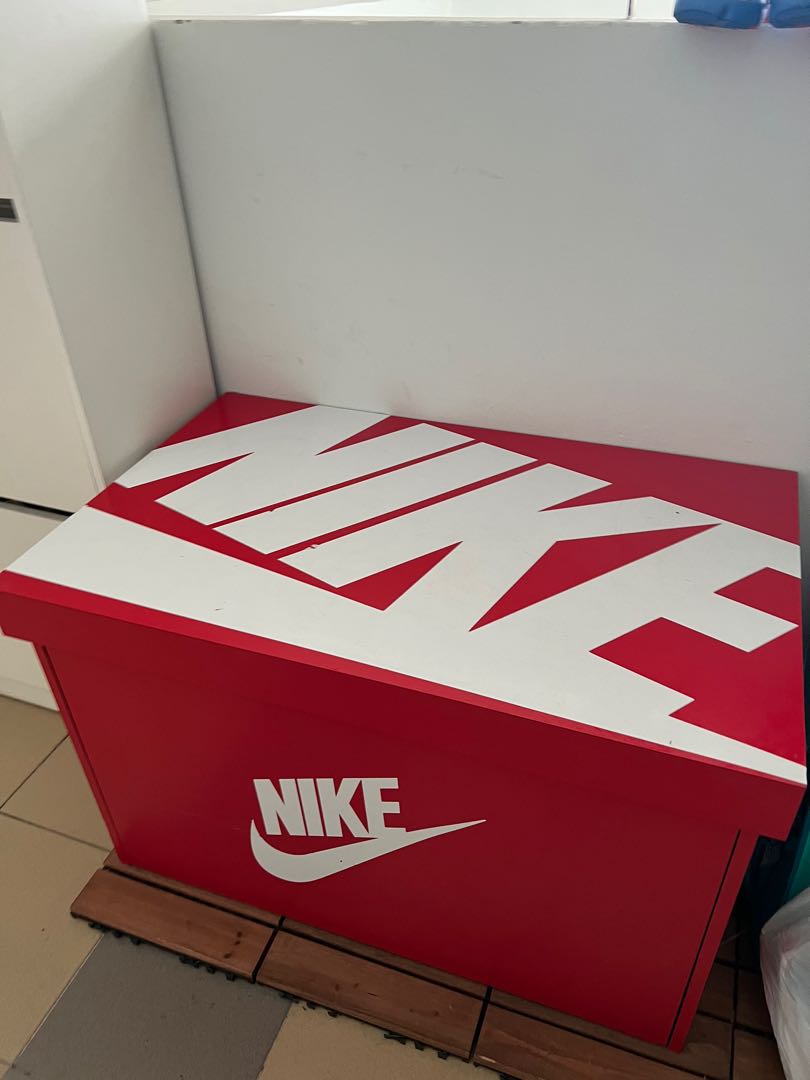 Customised Nike Shoe Rack, Furniture & Home Living, Furniture, Shelves ...