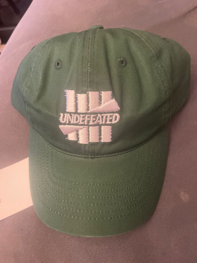 Dark green undefeated cap, Men's Fashion, Watches & Accessories, Caps ...