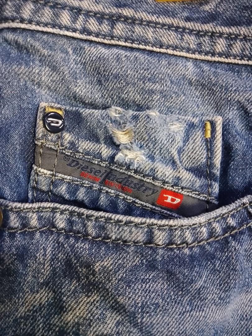 DIESEL BUSTER REGULAR SLIM TAPERED DENIM PANTS, Men's Fashion, Bottoms ...