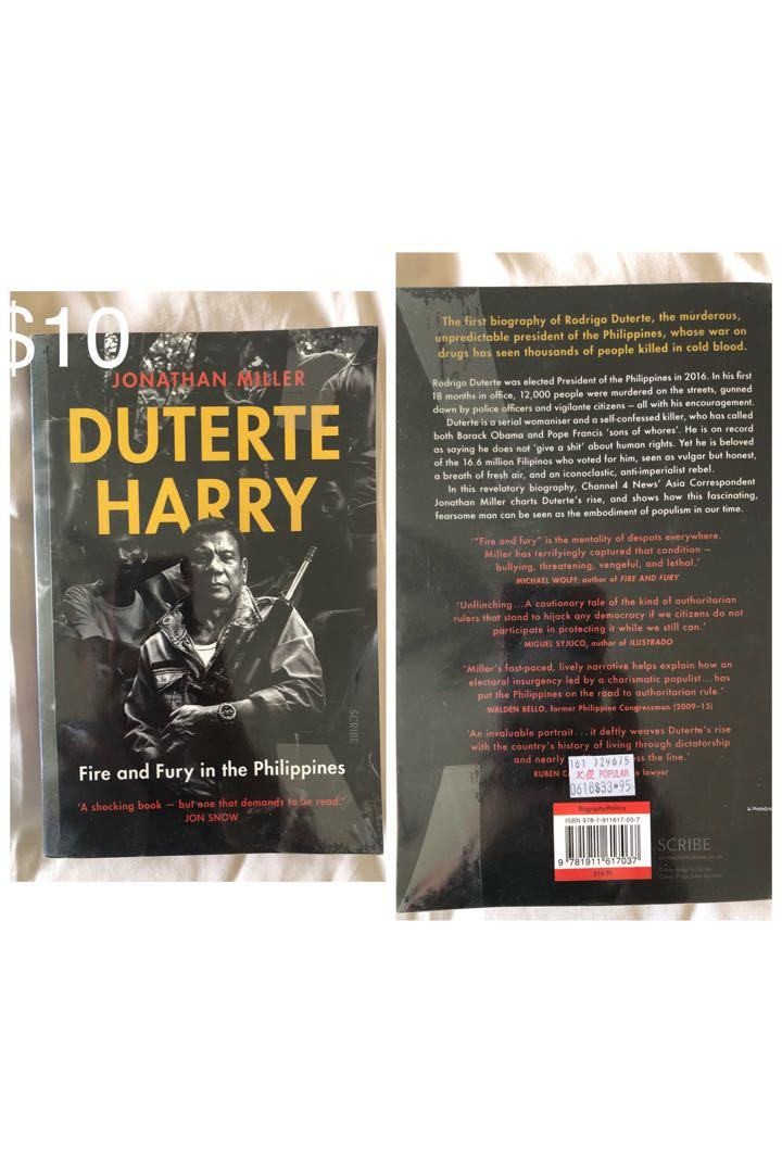 Duterte Harry Jonathan Miller book Fire and Fury in the Philippines ...