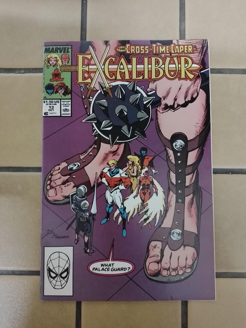 Excalibur #13 ( Alan Davis - Cover Art ) Marvel Copper Age Issue ...