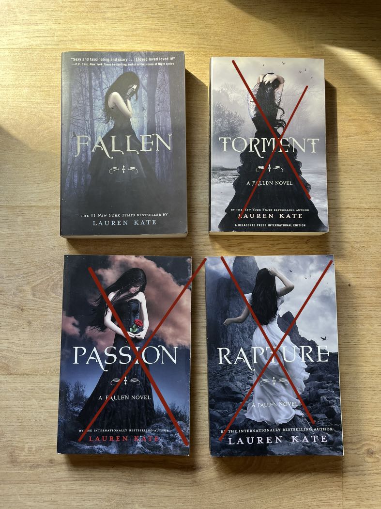 Fallen Series by Lauren Kate, Hobbies & Toys, Books & Magazines ...