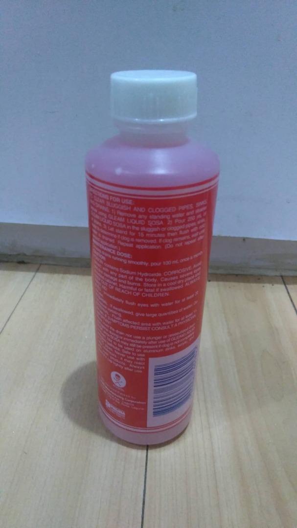 Gleam Liquid Sosa (250ml), Furniture & Home Living, Cleaning & Homecare ...