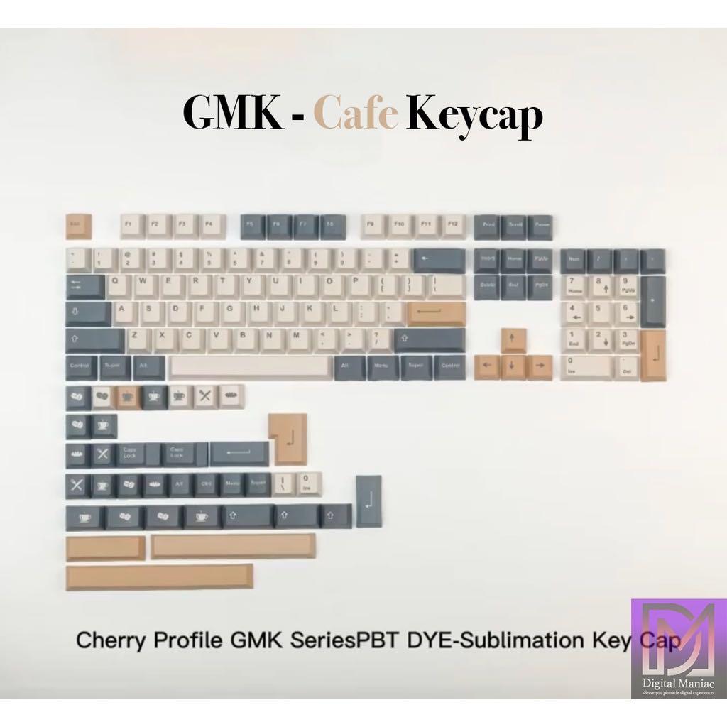 GMK Cafe Keycaps Cherry Profile, Computers & Tech, Parts & Accessories ...