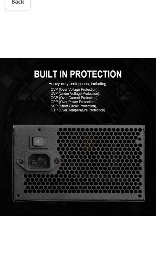 GOLDEN FIELD GPG 80+ Gold 850W PC Power Supply Unit, Fully Modular ...