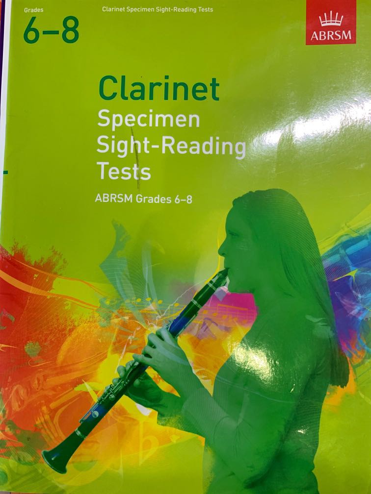 Grade 6-8 clarinet specimen sight-reading tests, 興趣及遊戲, 音樂、樂器 & 配件, 音樂與 ...