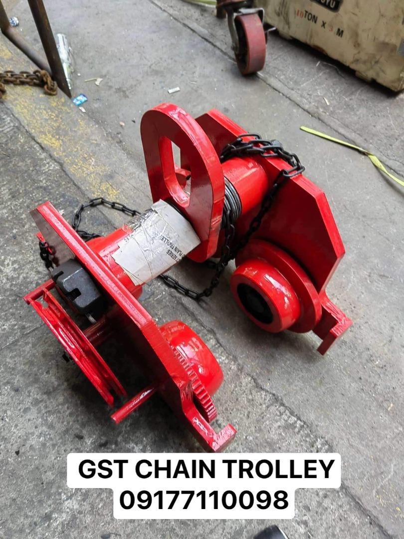 GST Chain Trolley (10T), Commercial & Industrial, Construction Tools ...