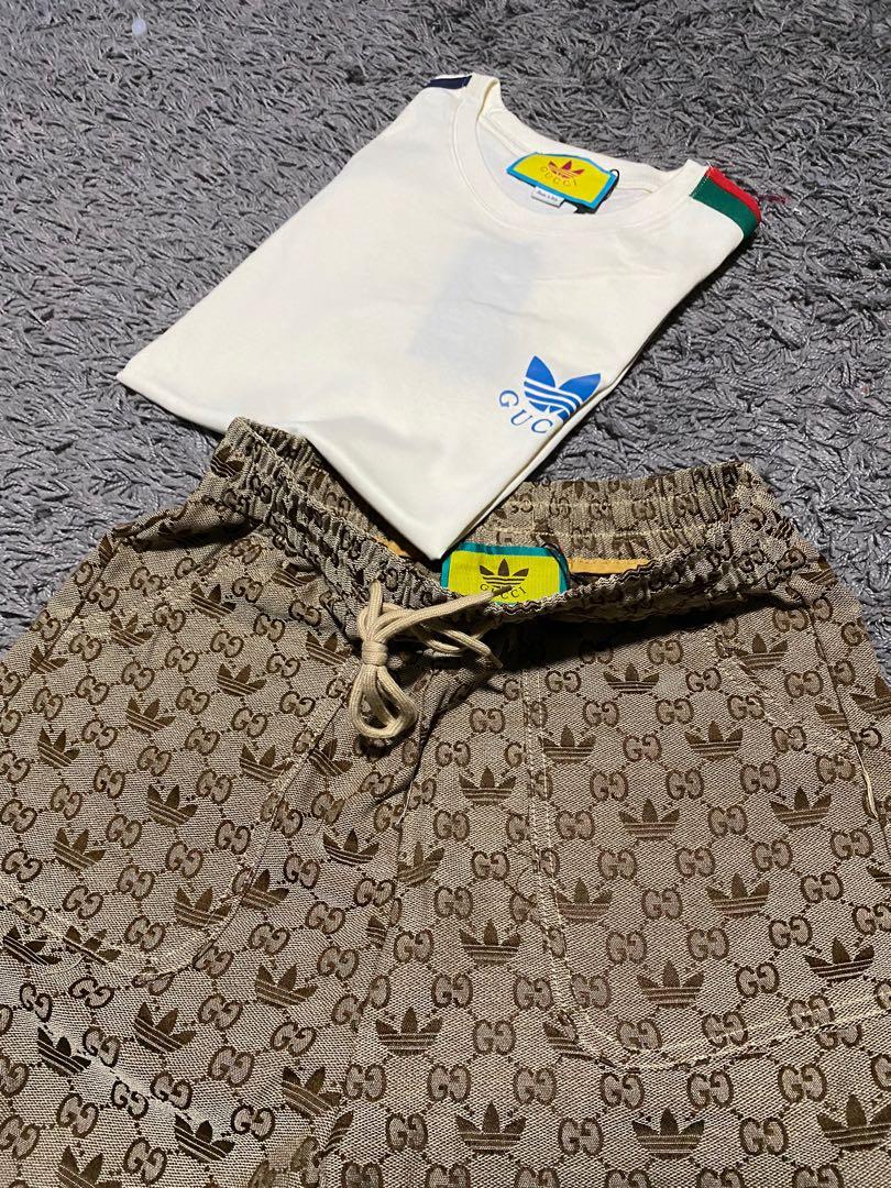 Gucci x Adidas Full set, Men's Fashion, Tops & Sets, Tshirts & Polo ...